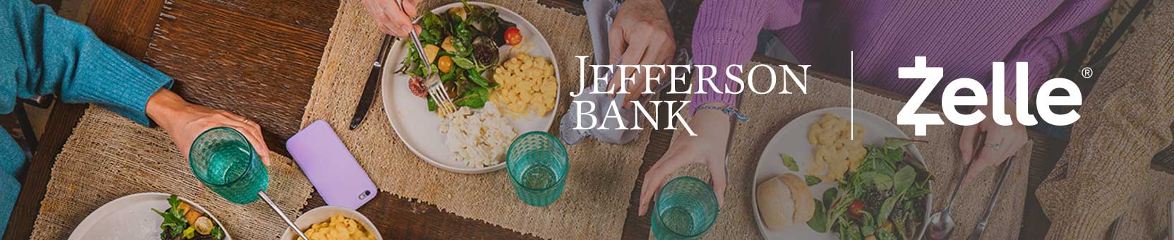 Jefferson Bank together with ZelleⓇ | Jefferson Bank
